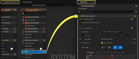 how to create a sparks effect in niagara for unreal engine unreal engine 5 0 documentation
