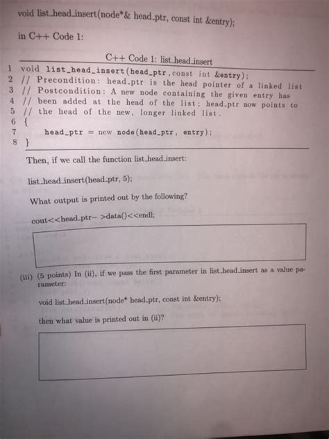 solved void list sert node and head ptr const int