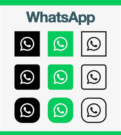 Premium Vector Whatsapp Icon Set Vector