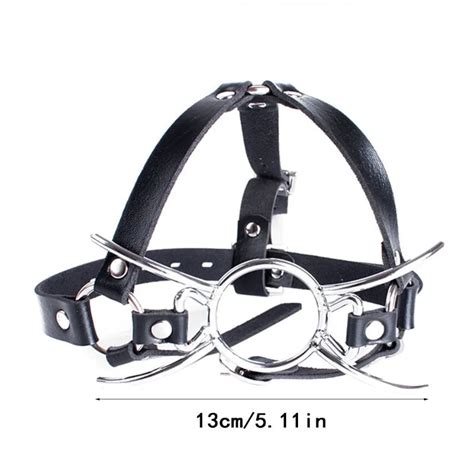 Adult Game Slave Nose Hook Oral Fixation Fetish Open Mouth Bite Gag With Nose Clip Sex Toys