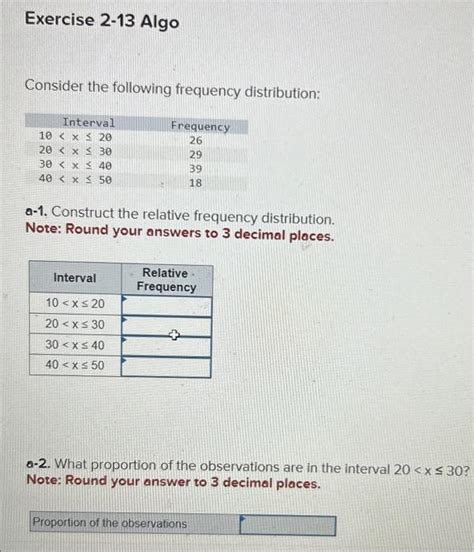 solved exercise 2 13 algo consider the following frequency