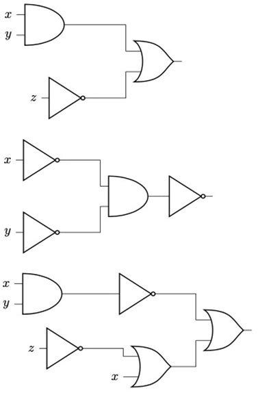 solved write boolean expressions that correspond to each of