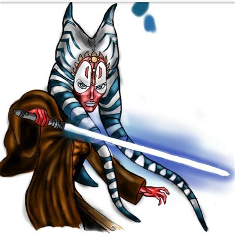Illustration Clone Wars Shaak Ti Toonsup