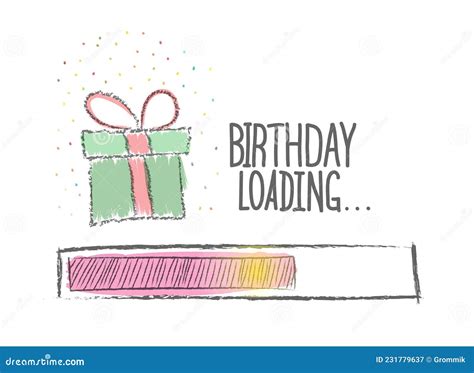 Load Progress Bar Icon Load Vector Sign Illustration System Software