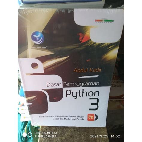 Jual Buku Dasar Pemrograman Python 3 Panduan Untuk Mempelajari Python