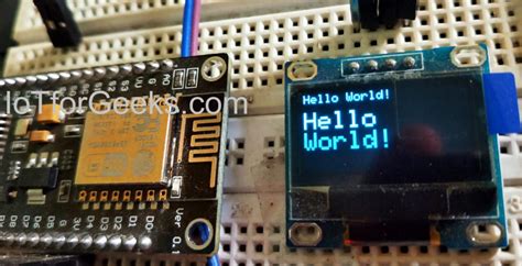 Arduino Er NodeMCU ESP8266 To Display On 128x64 I2C 58 OFF