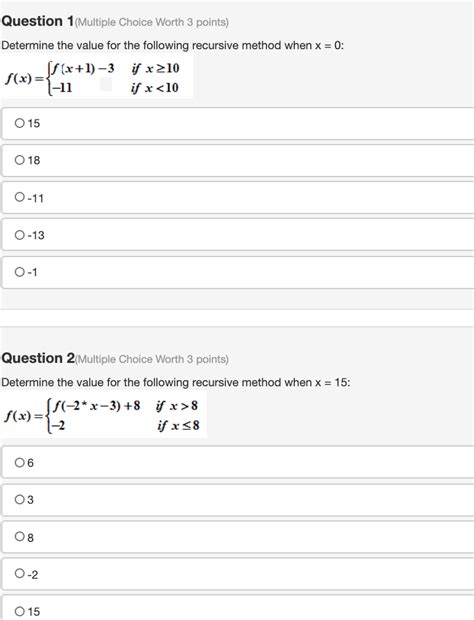 solved question 1 multiple choice worth 3 points determine