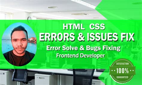fix errors edit html css bugs within 24 hours by ynservices fiverr
