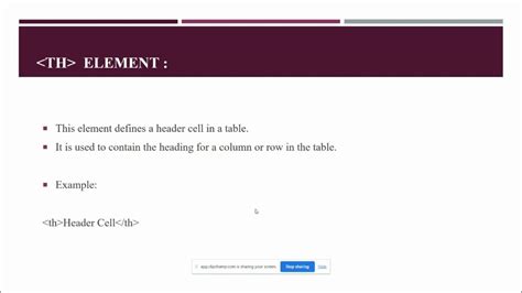 how to create table using html youtube