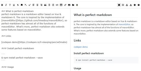 a markdown editor based on vue and markdown it laptrinhx