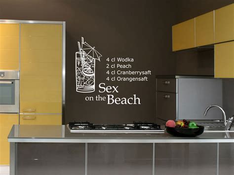 Wandtattoo Sex On The Beach Cocktailrezepte Wandtattoode