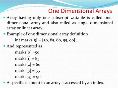 c programming arrays