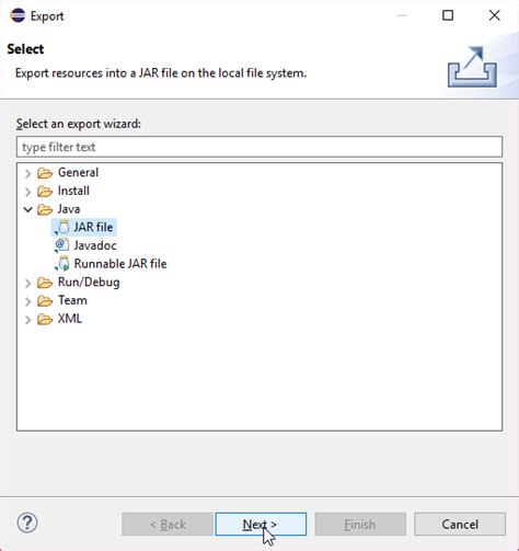 how to create jar file in java using eclipse