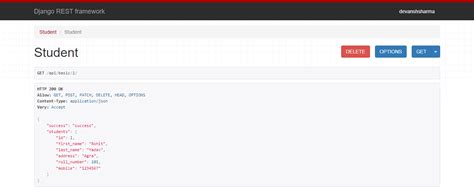 create rest api using django rest framework django rest framework tutorial javatpoint