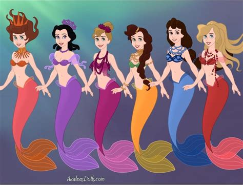 Daughters Of Triton Attina Alana Andrina Adella Aquata And Arista And They Are Sisters Of