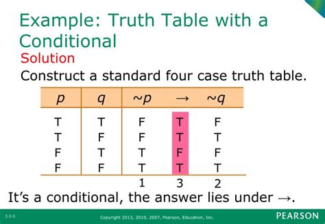 ppt section 3 3 truth tables for the conditional and biconditional powerpoint presentation
