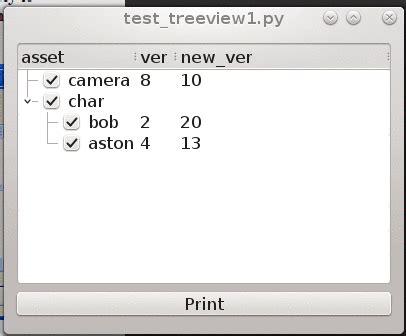 Python How Do I Get The Checked State Of All The Tree Items From