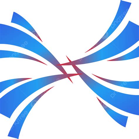 blue and red gradient line curve vector line curve curved lines png and vector with