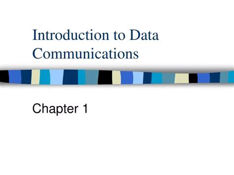 PPT Introduction To Data Communications PowerPoint Presentation Free