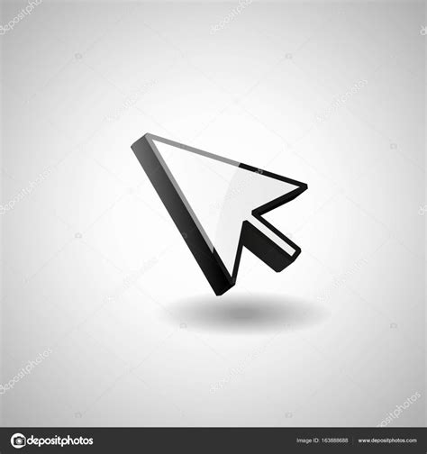 Glossy Mouse Arrow Cursor Stock Vector Image By DeziDezi 163888688