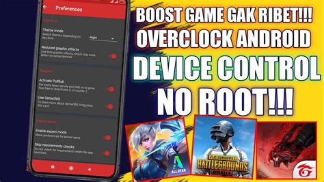 Boost Performance Game Overclock Android No Root Work Semua Android