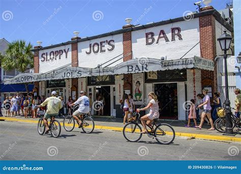 Sloppy Joe`s Bar In Key West Florida Editorial Photo Image Of Tourists Home 209430826