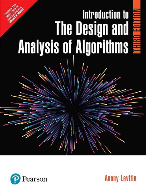 Introduction To The Design And Analysis Of Algorithms Anany Levitin