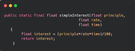 How To Calculate Simple Interest In Java Program Example Java
