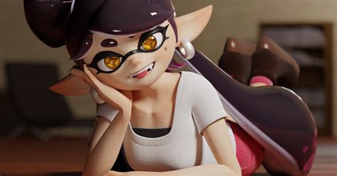 Blender 3d Splatoon Callie Pixiv