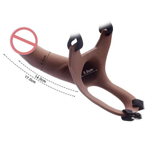 Usable Pene Hueco Manga Extender Correa En Dildo Pantalones Consolador Para Lesbianas Gay Buy