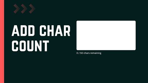 how to add character count to any textarea in javascript