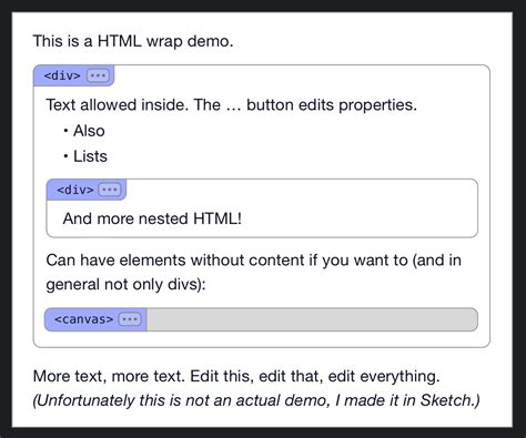 Introduce Support For Div Element And Other Containers Article