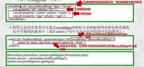 mybatis数据映射及增删改查 mybatis映射文件对应增删改查的元素为 csdn博客