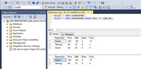 sql in operator sql tutorial software testing material
