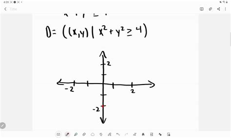 solved find and sketch the domain of the function f x y √ x 2 y 2 4