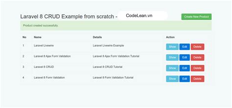 laravel 5 8 crud tutorial with upload file 1 youtube