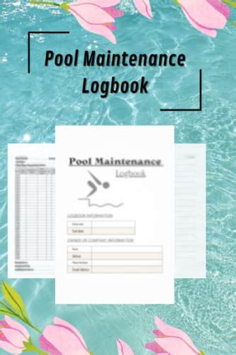 Pool Maintenance Logbook Swimming Pool Client Maintenance Journal For