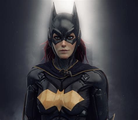 Batman Arkham Knight Girl Costume Suit 1080p Armor Batgirl Mask Barbara Gordon Dc