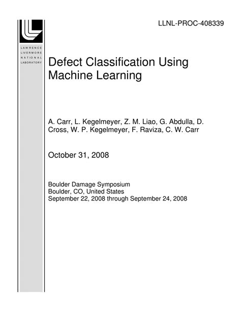 pdf defect classification using machine learning