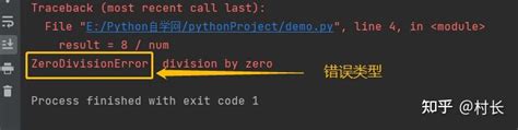 python异常处理 「详细讲解」 异常的概念、异常捕获、异常的传递、主动抛出异常 知乎