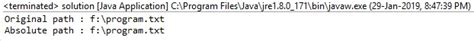 java file getabsolutepath 用法及代码示例 纯净天空