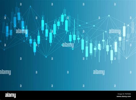Stock Market Or Forex Trading Graph Chart In Financial Market Vector