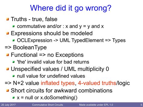 Commutative Short Circuit Operators PPT