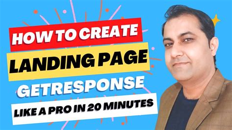 How To Create Landing Page With Getresponse For Affiliate Marketing