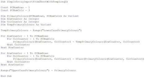 excel vba tutorial chaper 6 arrays programming tutorial excel macros tutorial