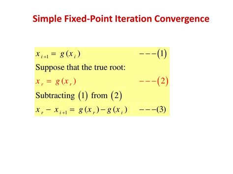 ppt simple fixed point iteration powerpoint presentation free download id 6309555