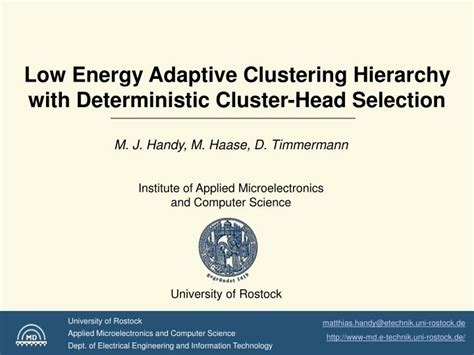ppt low energy adaptive clustering hierarchy with deterministic cluster head selection