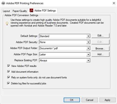 using the adobe pdf printer acrobat