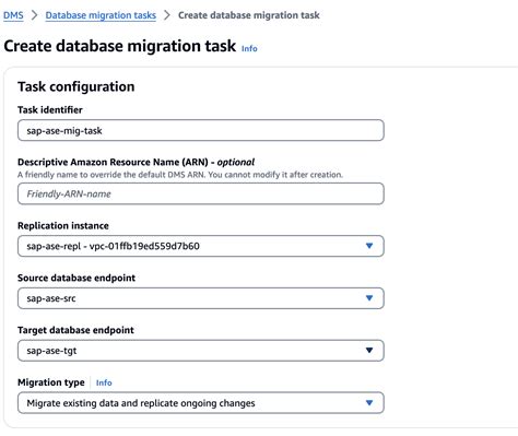 Migrate From SAP ASE To SAP ASE On Amazon EC2 Using AWS DMS And SAP ASE
