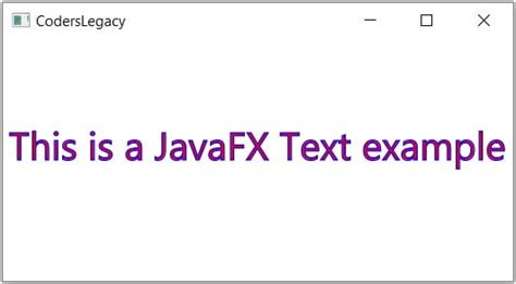Javafx Text Coderslegacy